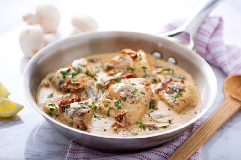 Pollo Con Hongos Recipe : Deliciously Savory Mushroom Chicken | Kitchen ...